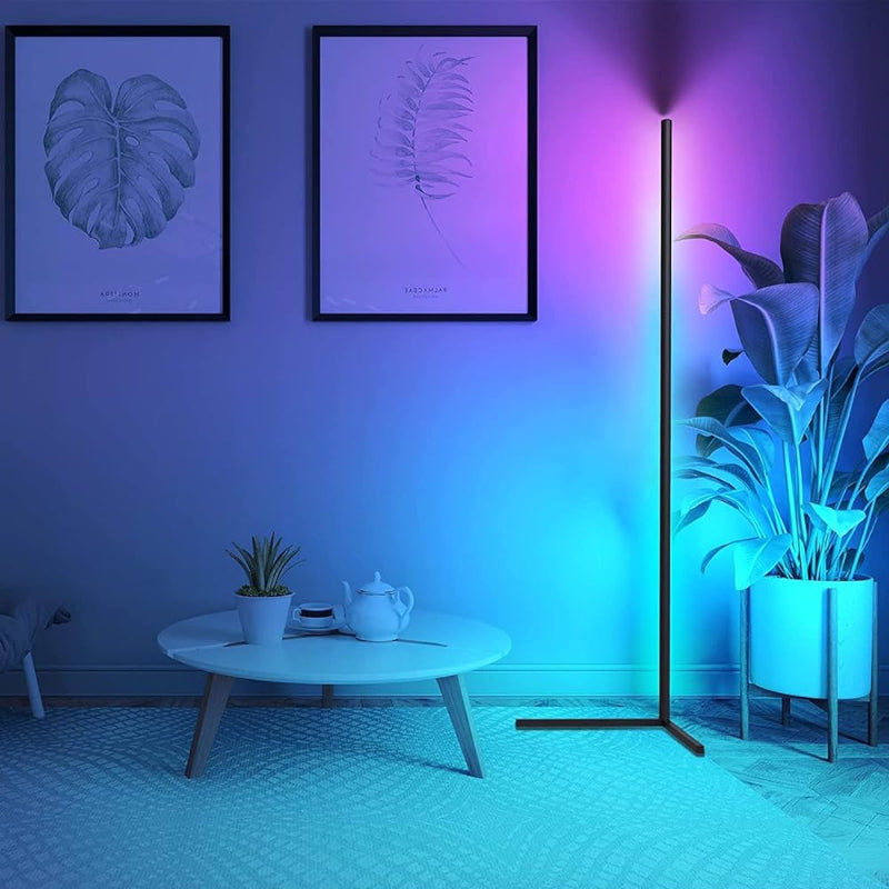 Multi-Colour Neon Floor Lamp | 16M RGB, Music Sync – Carry Light